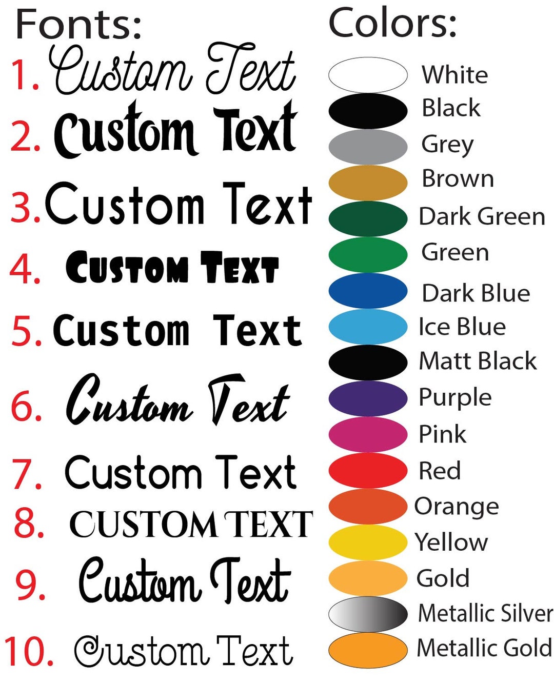 Custom Vinyl Decal - Personalized Design Your Own Name - Vinyl ...