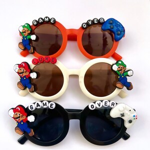 Super Mario Bro Sunglasses Personalized Sunglasses Kids Sunglasses ...
