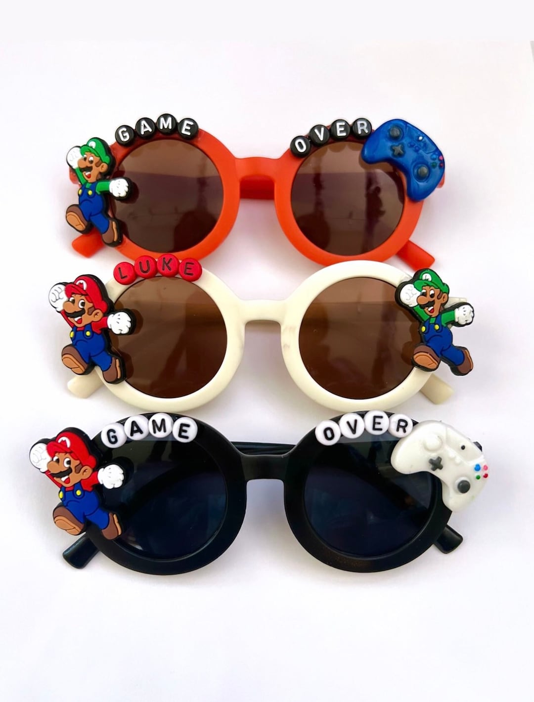 Super Mario Bro Sunglasses Personalized Sunglasses Kids Sunglasses ...