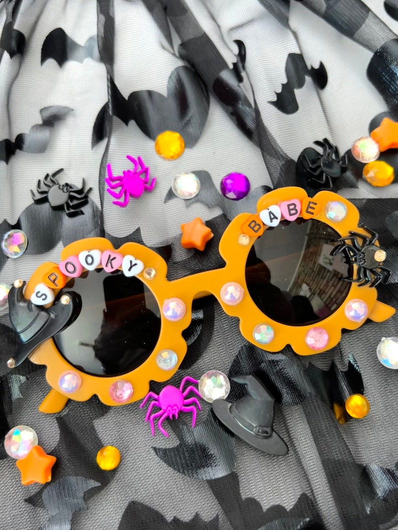 Spooky Babe Sunglasses | Custom Halloween Sunnies | Halloween Sunnies ...