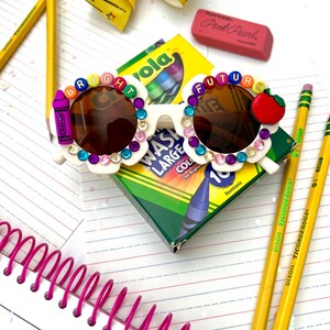 Back to School Sunglasses for Kids, Custom Sunglasses for Kids, Bright ...