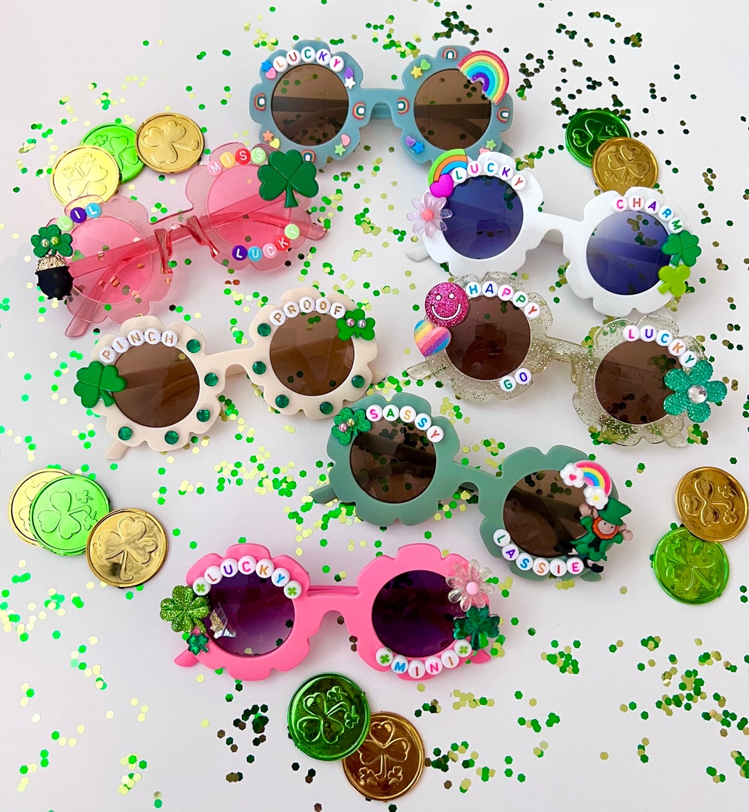 St Patrick Sunglasses, Personalized Sunglasses, Custom St Pattys ...
