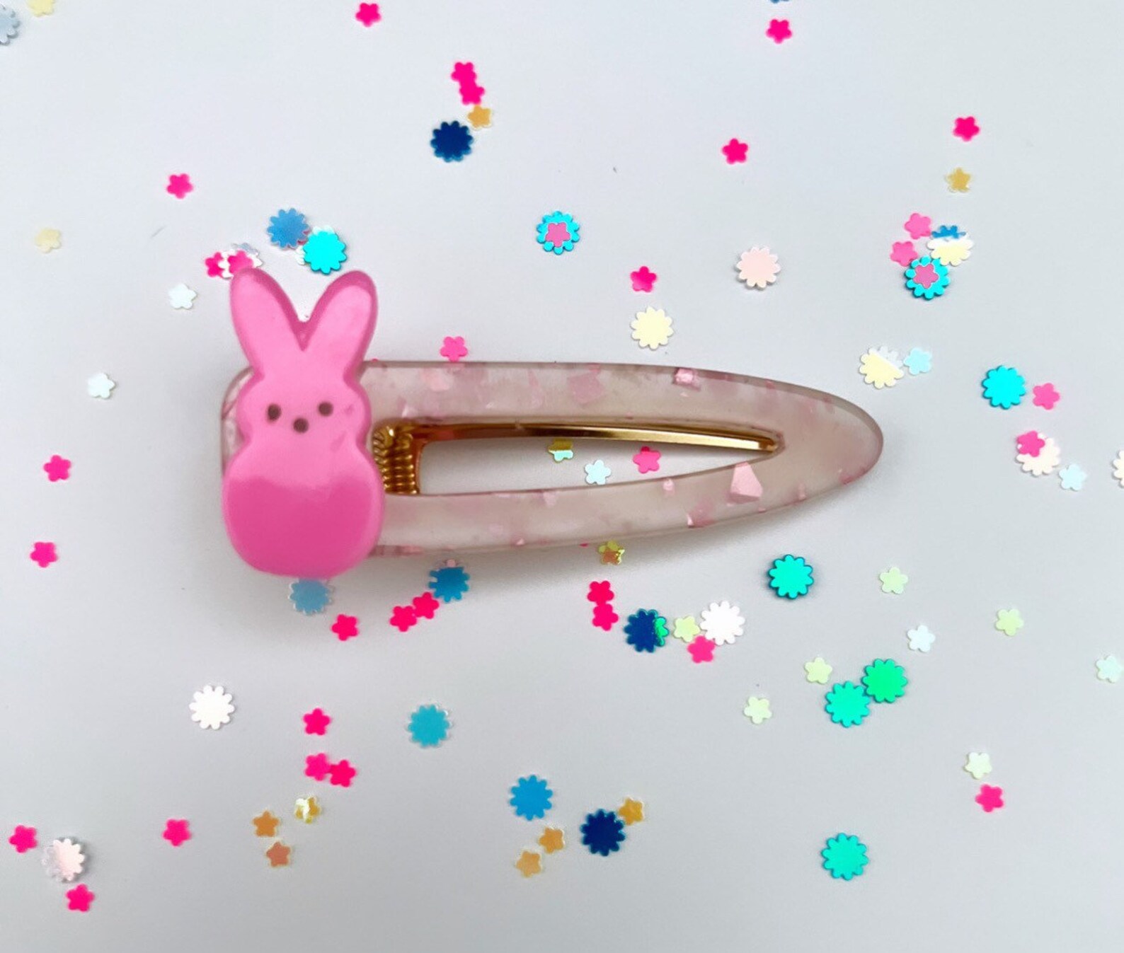 Peep Hair Clips, Lil Peep Pigtail Clips, Easter Hair Clip, Easter, Hair ...