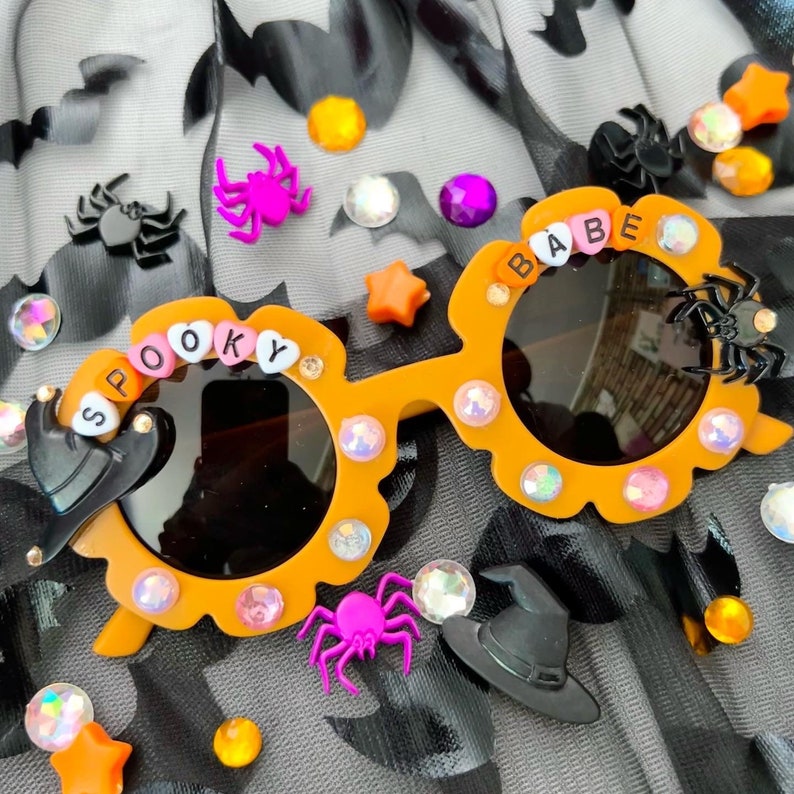 Spooky Babe Sunglasses | Custom Halloween Sunnies | Halloween Sunnies ...