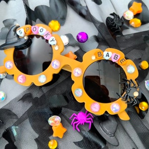 Spooky Babe Sunglasses | Custom Halloween Sunnies | Halloween Sunnies ...