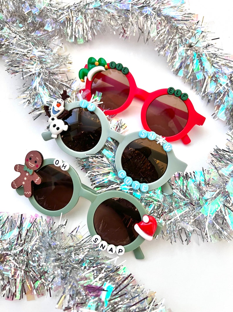 Christmas Sunglasses, Personalized Sunglasses, Custom Christmas ...