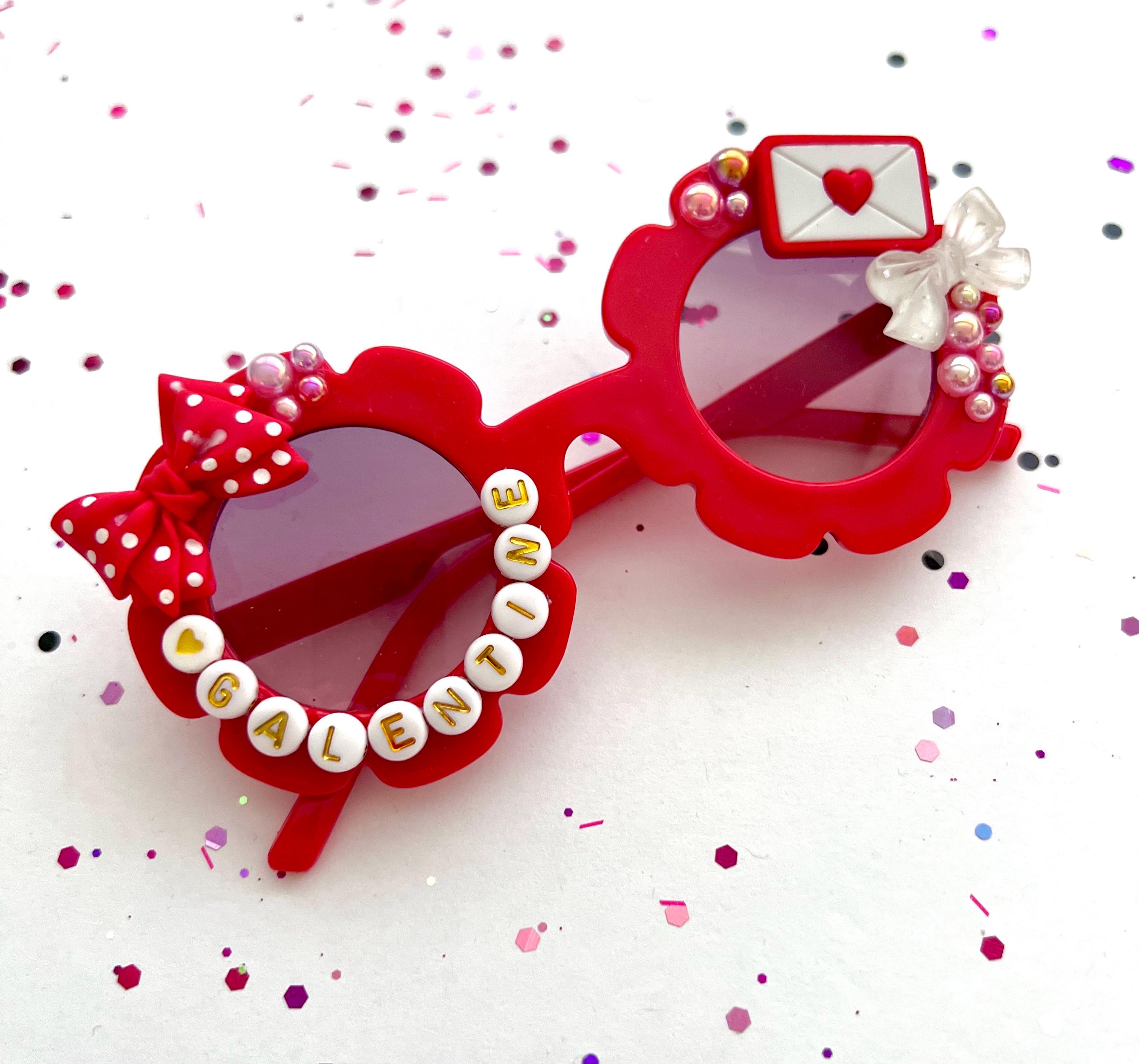 NEW! Valentines Sunglasses, Personalized Sunglasses, Custom Valentines ...