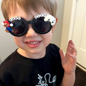 Super Mario Bro Sunglasses Personalized Sunglasses Kids Sunglasses ...
