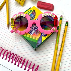 Back to School Sunglasses for Kids, Custom Sunglasses for Kids, Bright ...