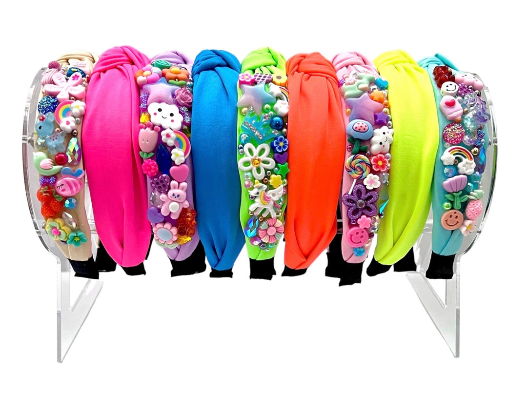 Embellished Knot Headbands for Girls, Girls Headband, Knotted Headband ...