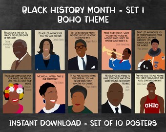 Black History Month Black History Month Posters Classroom - Etsy