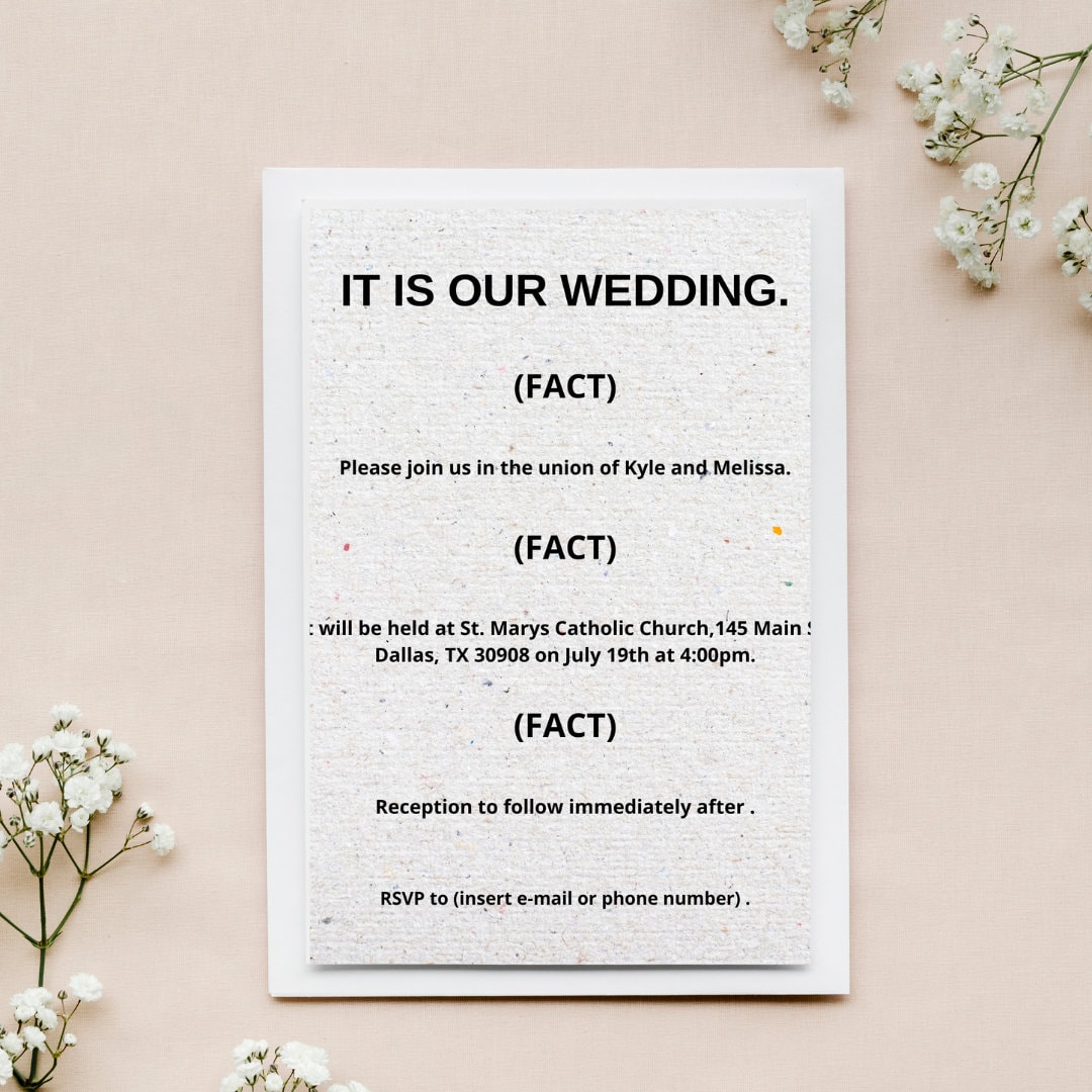 The Office Wedding Invite Template, Digital Download, Wedding ...