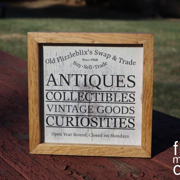 Antique Store Sign - Etsy