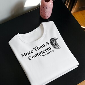 Conqueror SVG, Christian SVG, Inspirational, Motivational, Scripture ...