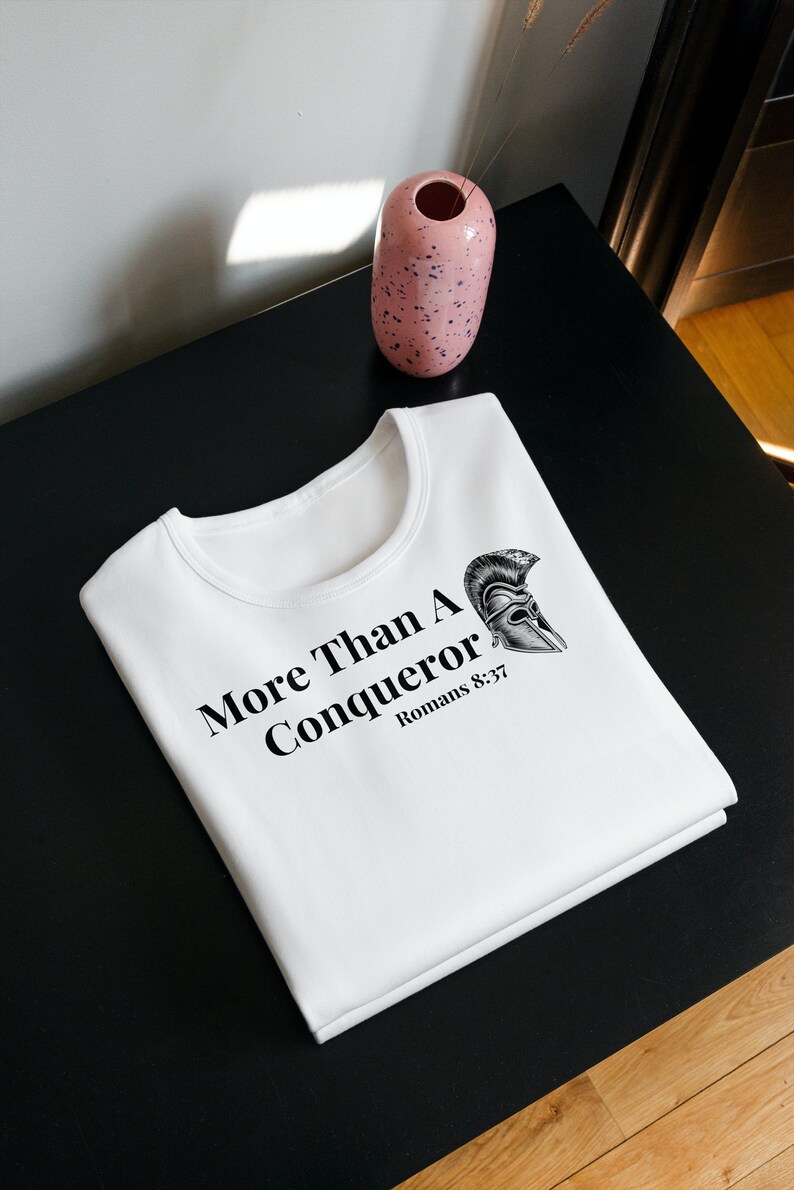 Conqueror SVG, Christian SVG, Inspirational, Motivational, Scripture ...