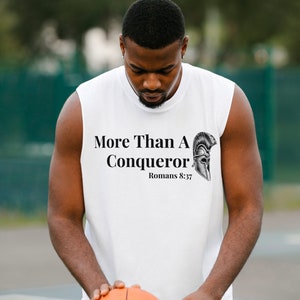 Conqueror SVG, Christian SVG, Inspirational, Motivational, Scripture ...