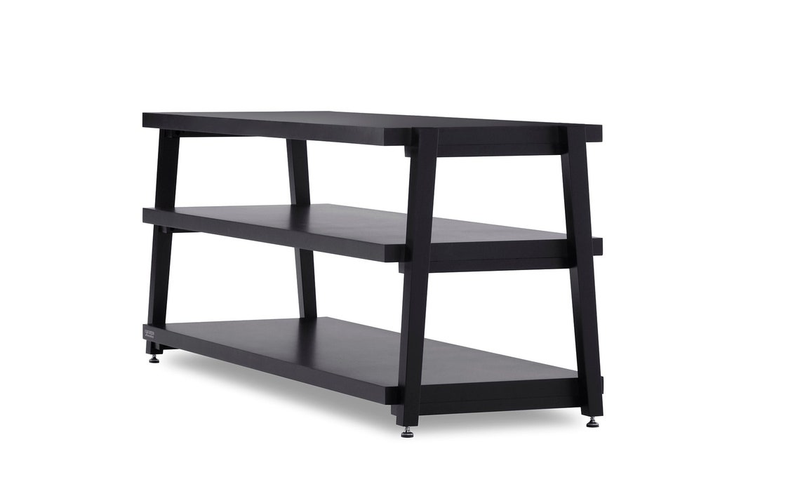 Rigidrack® 3 Shelf Rack 1-1/2 Thick Solid Midnite Maple Shelves 1-1/2 ...