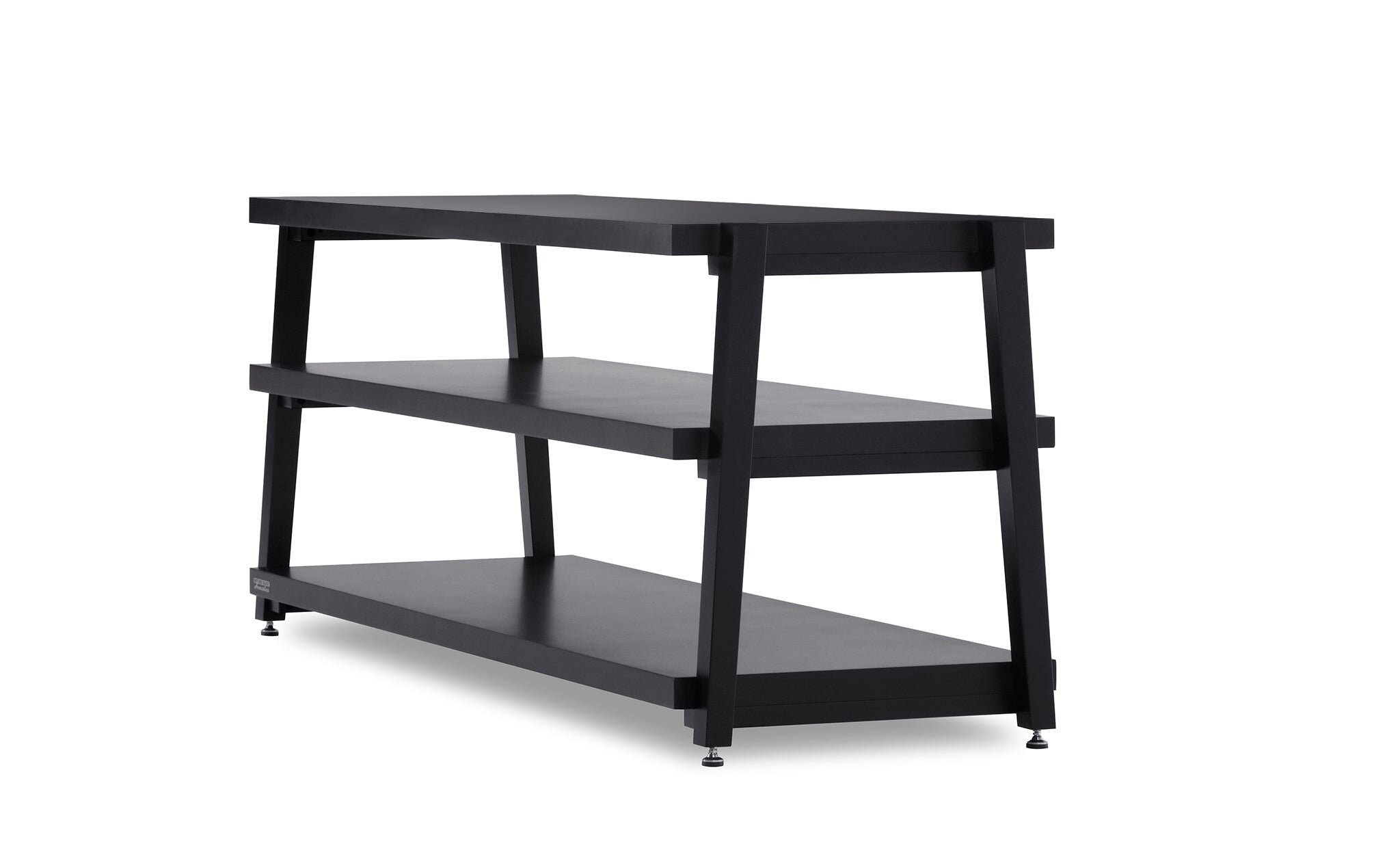 Rigidrack® 3 Shelf Rack 1-1/2 Thick Solid Midnite Maple Shelves 1-1/2 ...