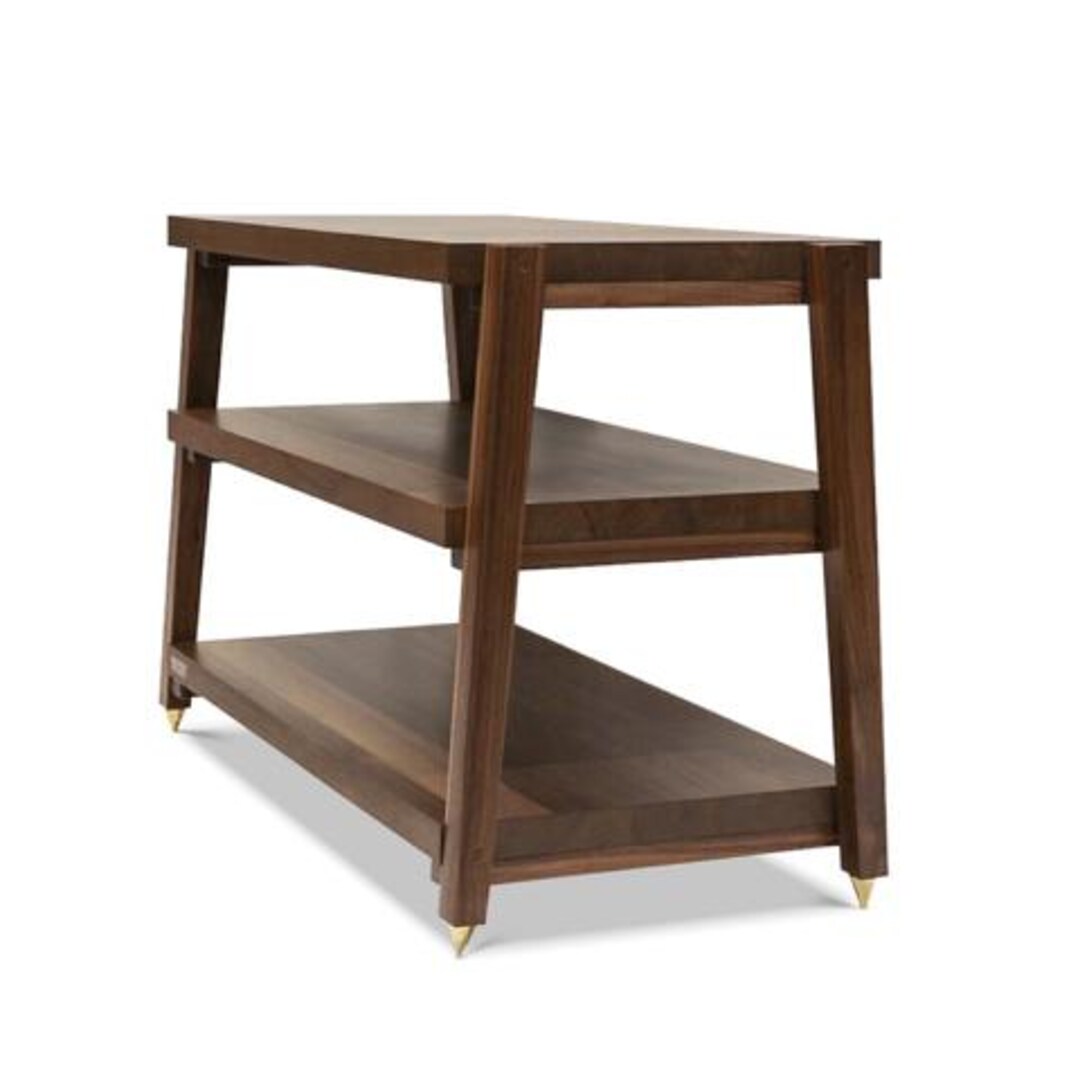 Rigidrack® - 3 Shelf Rack - 1-1/2" Thick Solid Walnut Shelves - 1-1/2 ...
