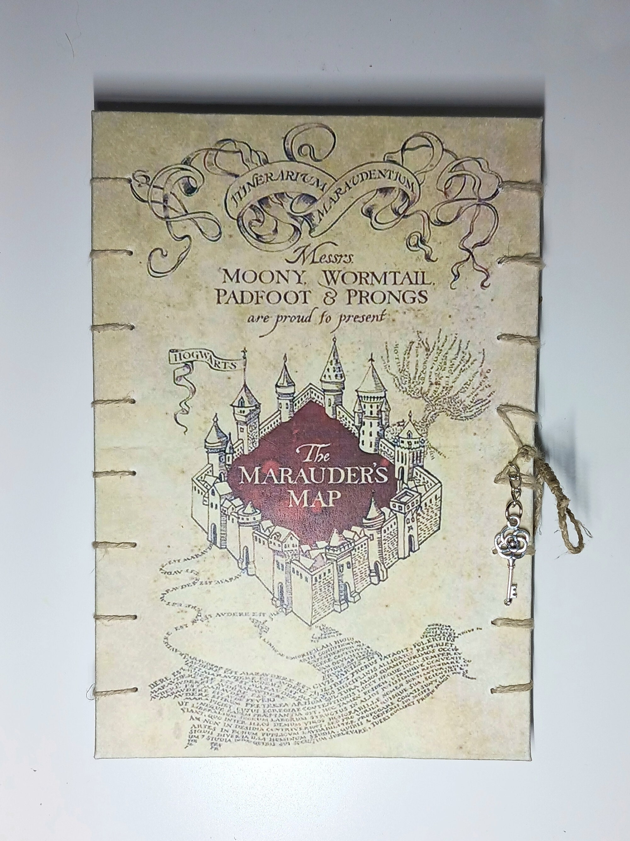 Marauder's Map Notebook With Map. - Etsy