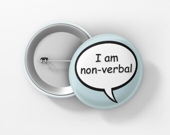 I a Non Verbal - Etsy