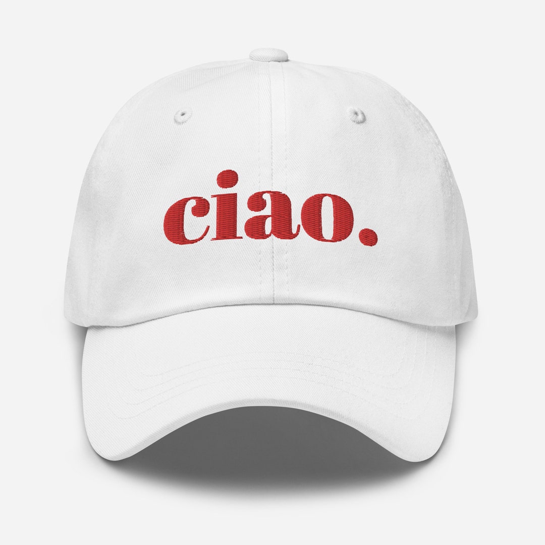 Embroidered Ciao Hat (more Colors) | Travel Hat | Chic Hat | Baseball ...