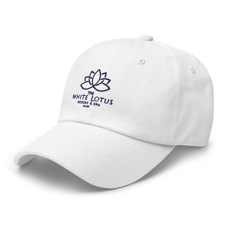 White Lotus Embroidered Hat | White Lotus Maui | Maui Vacation ...
