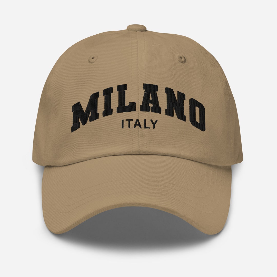 Milano Embroidered Hat (more Colors) | Milano Italy Hat | Milan Italy ...