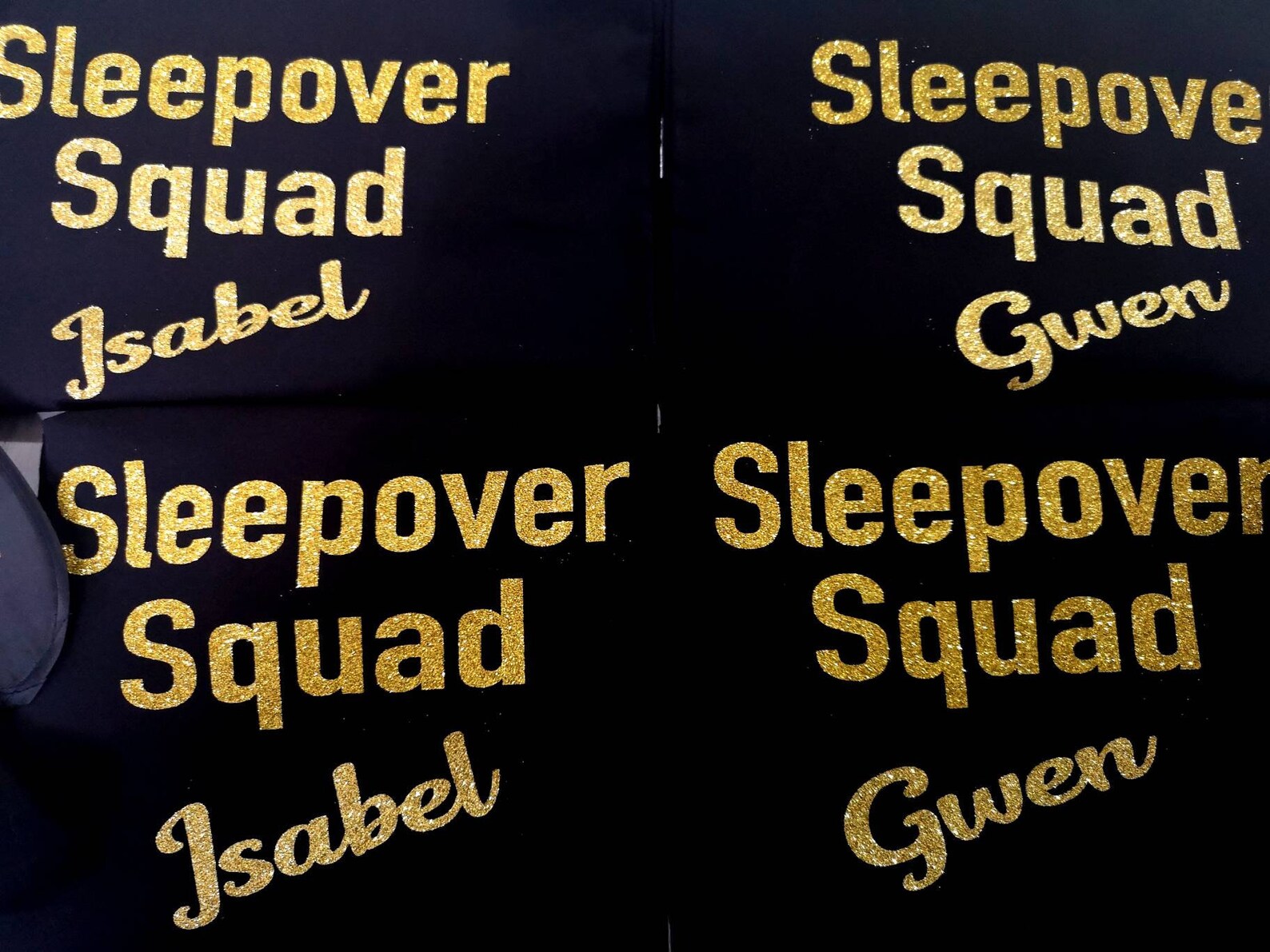 Personalised Sleepover Squad Set, Kids Sleepover Party, Pamper Party ...