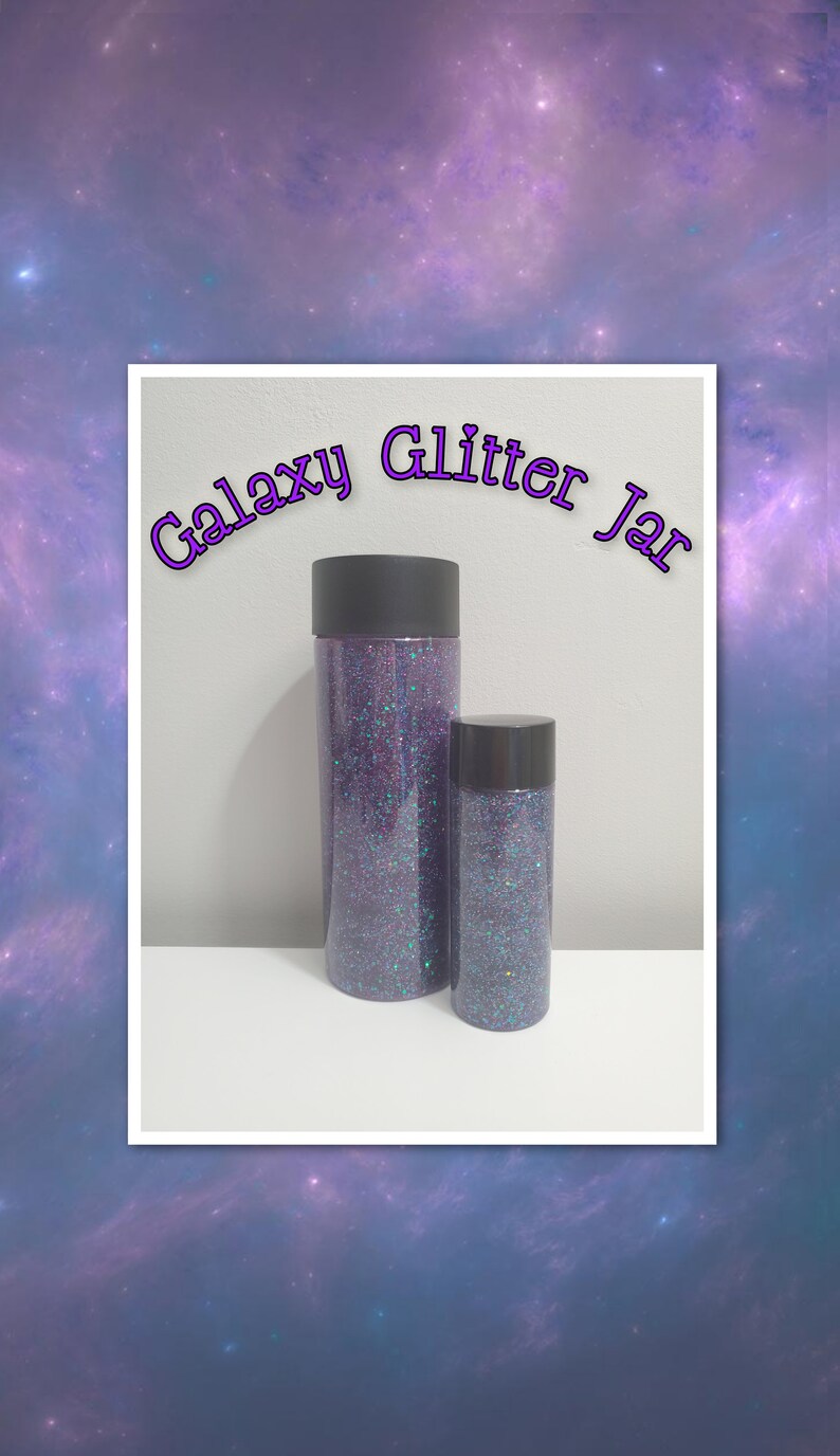 Galaxy Glitter Jar, Calming Sensory Bottle, Mind Jar - Etsy