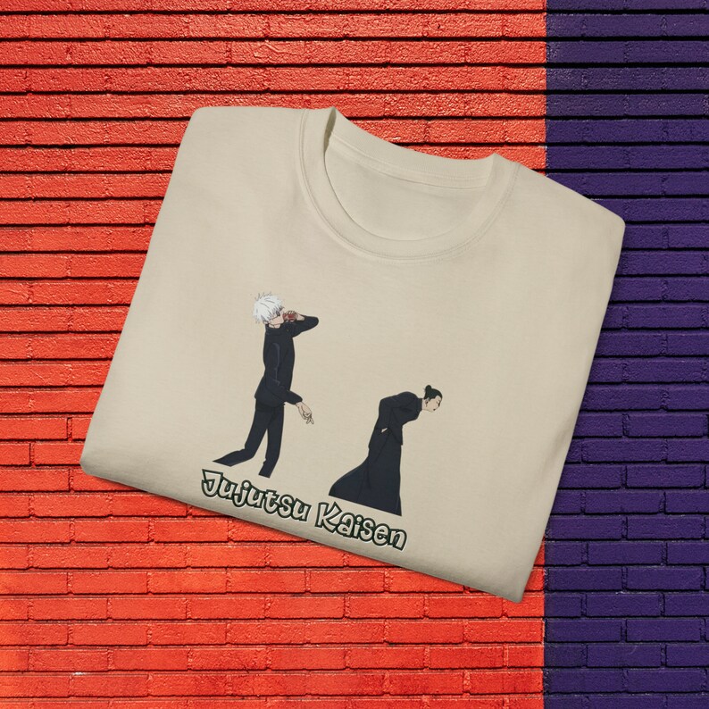 Jujutsu Kaisen Tee Gojo & Geto Walk Meme Anime Shirt Anime - Etsy