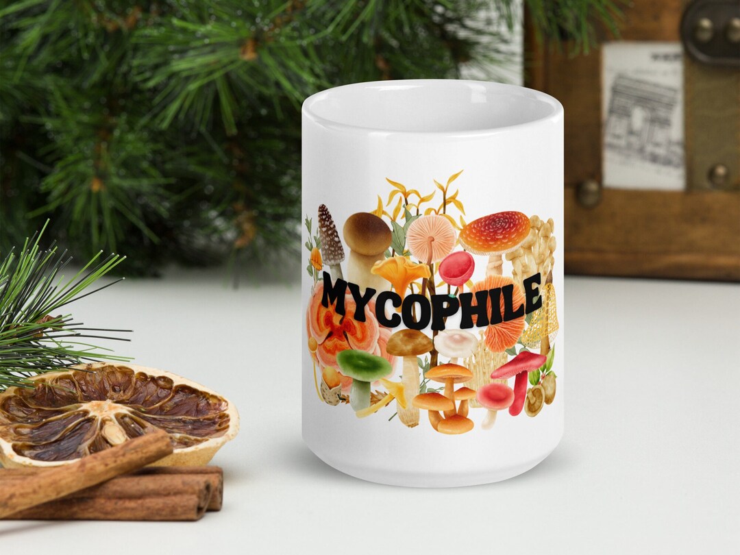 MYCOPHILE Mug | Fungi Fanatic | Mushroom Forager | Mycology Nerd - Etsy