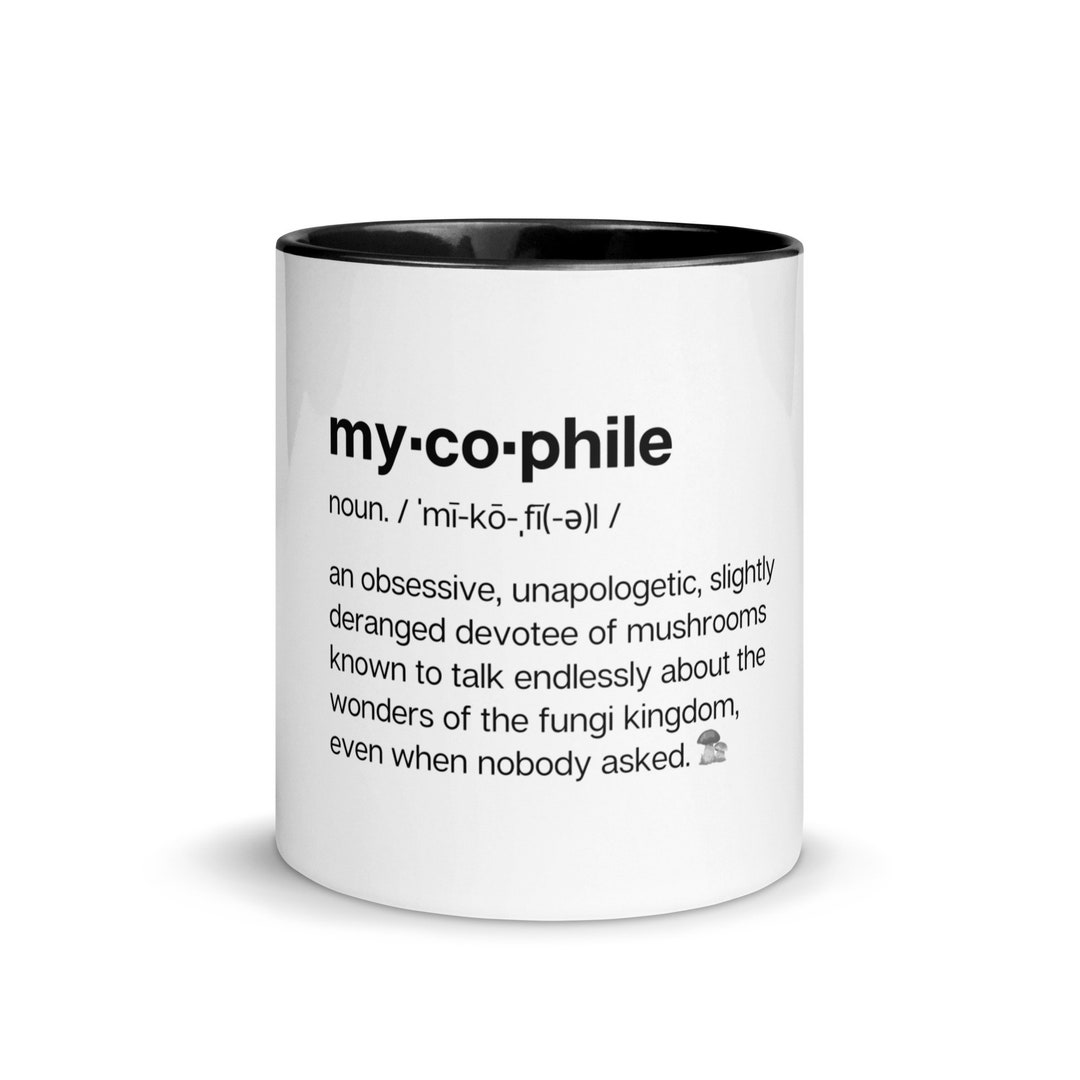 Mycophile Definition Mug | Fungi Fanatic | Mycology Nerd | Mushroom ...