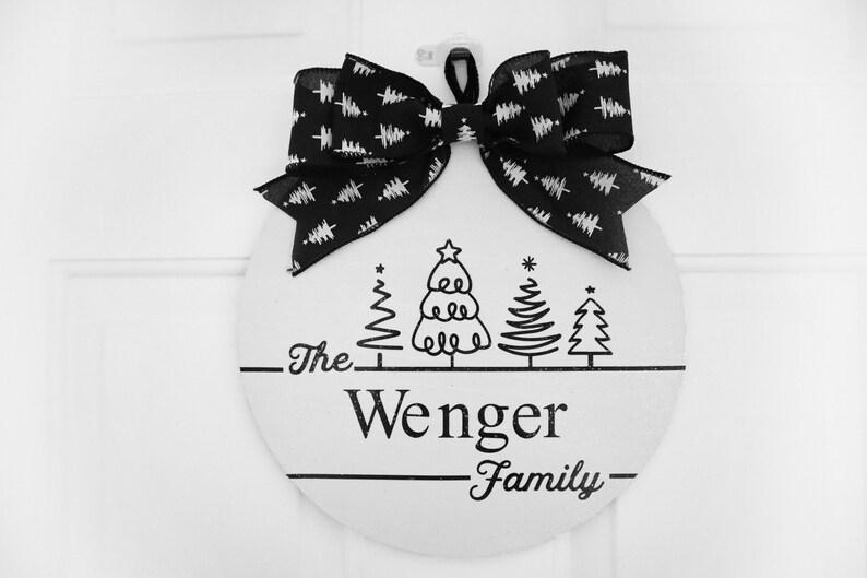 Personalized Christmas Front Door Sign With Last Name Etsy personalized-christmas-front-door-sign-with-last-name-etsy