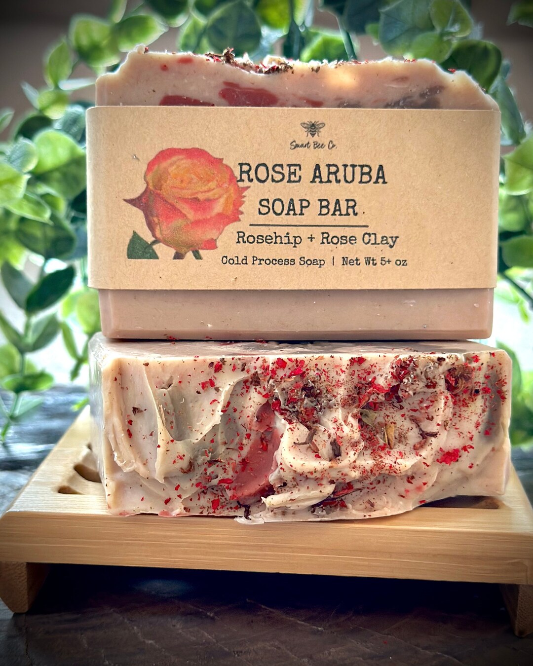 Rose Aruba Handmade Soap Cold Process Rosehip Rose Kaolin Clay Gift ...