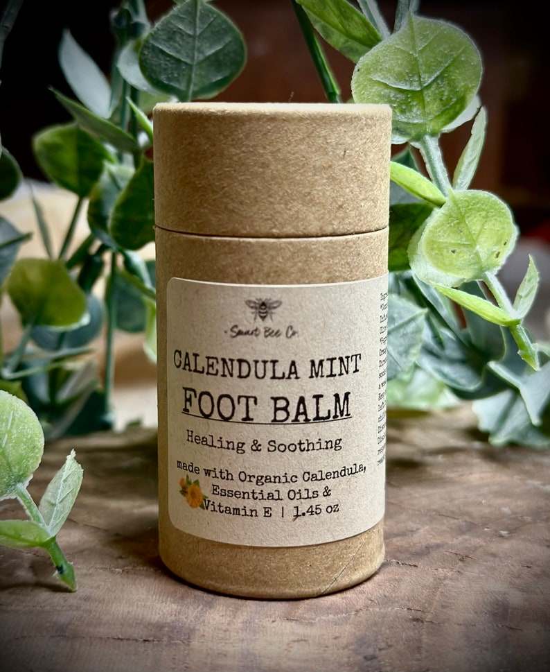 Calendula Mint Healing Foot Balm: All Natural Lavender - Etsy