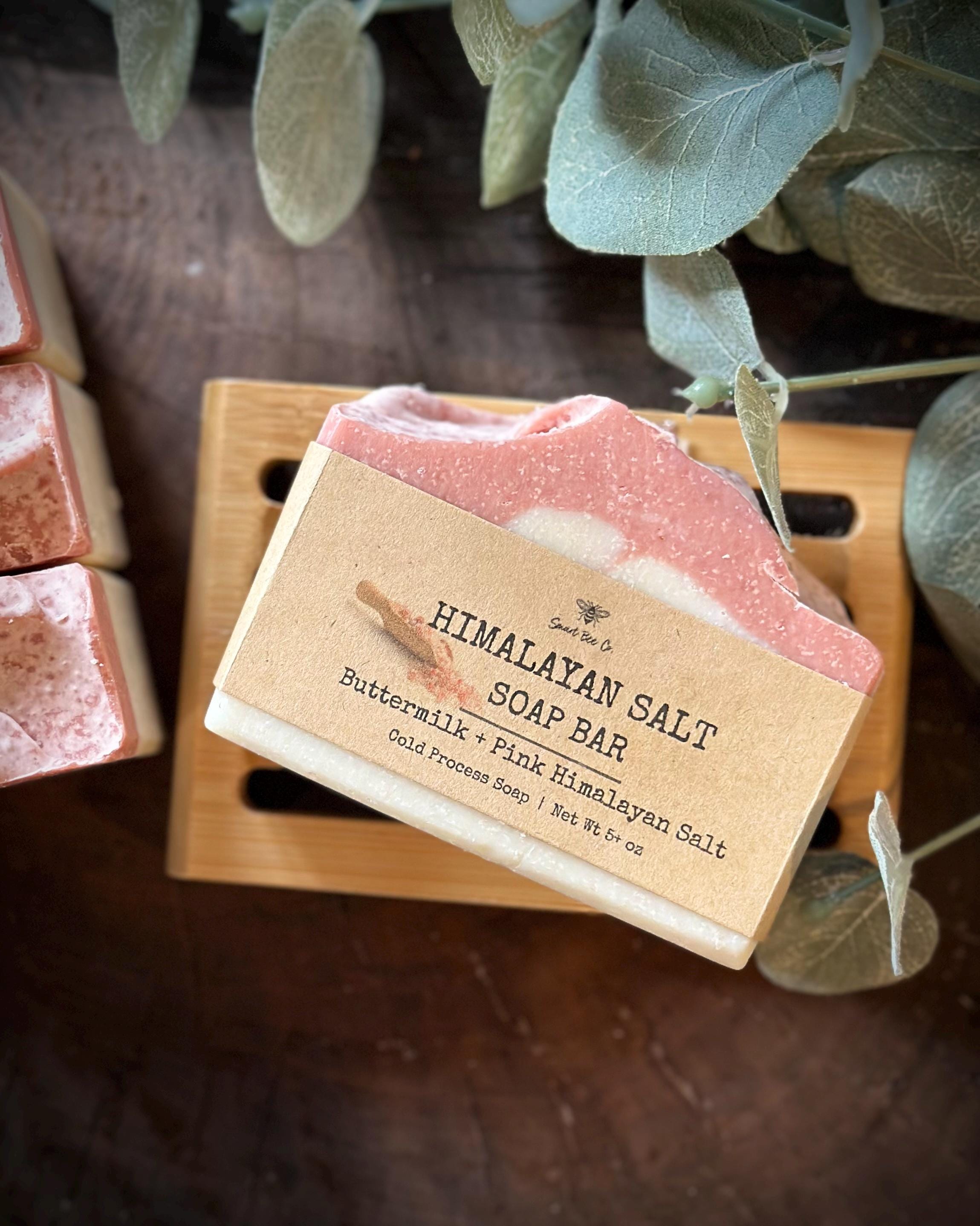 Himalayan Pink Salt Soap Bar - Handmade - Cold Process - Rose Clay ...