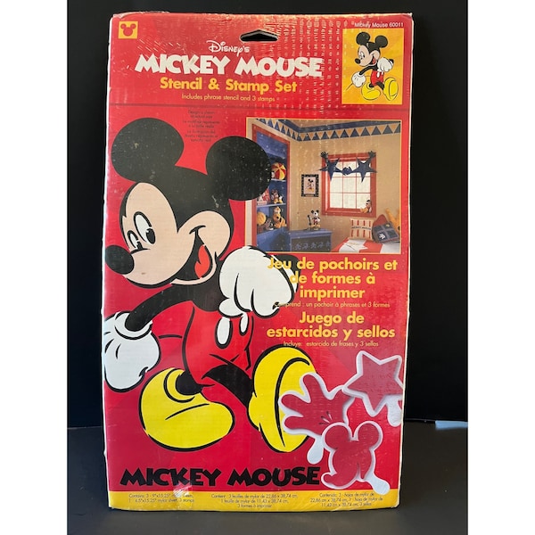 Mickey Mouse Stamp - Etsy