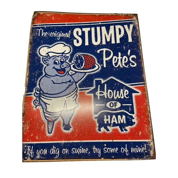 Stumpy Pete's House of Ham Classic Old Fashioned Vintage - Etsy
