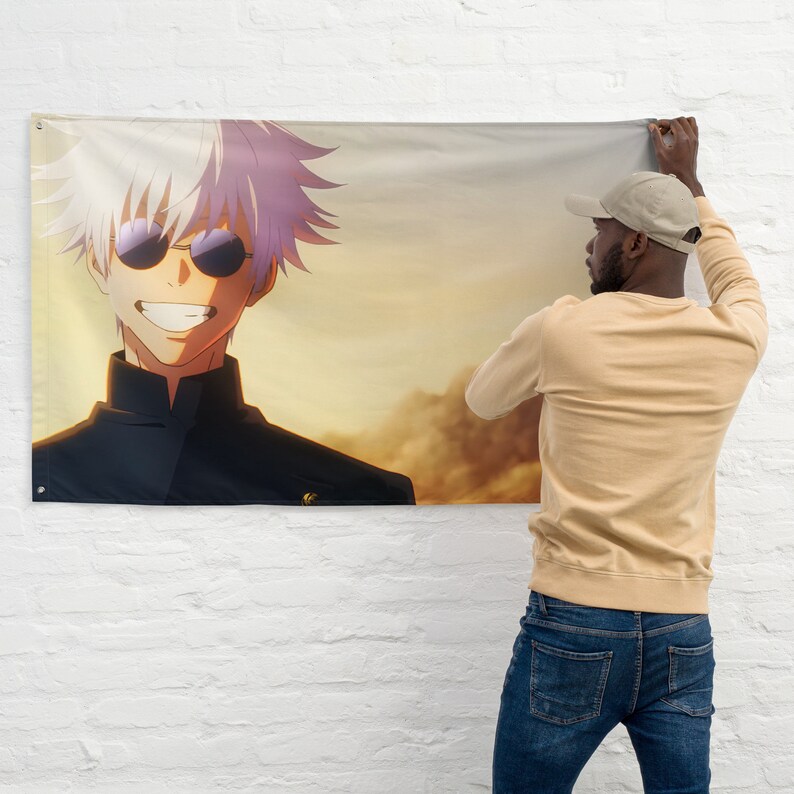 Bandera de Gojo Satoru Jujutsu Kaisen - Etsy México