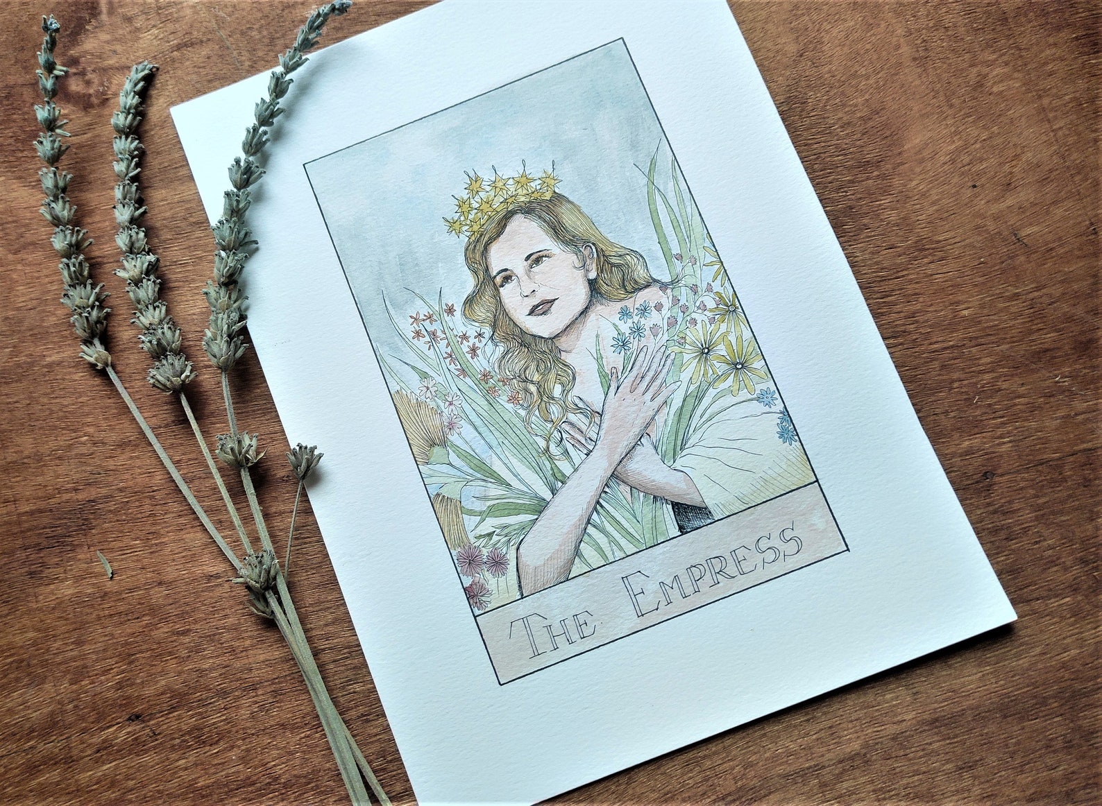 Custom Tarot Card Commission. Tarot Portrait. Custom Tarot - Etsy