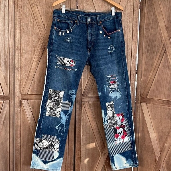 Punk Jeans - Etsy