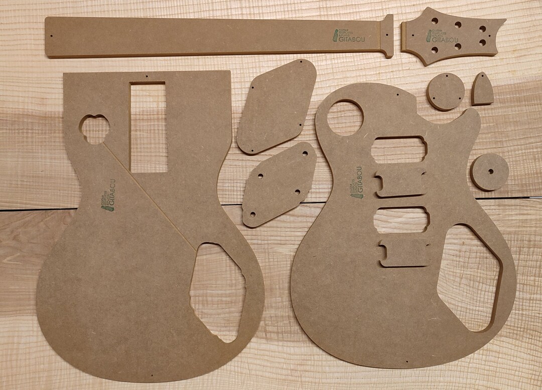 PRS SC245 Templates / Stencils for Guitar Building Templates for E.g ...