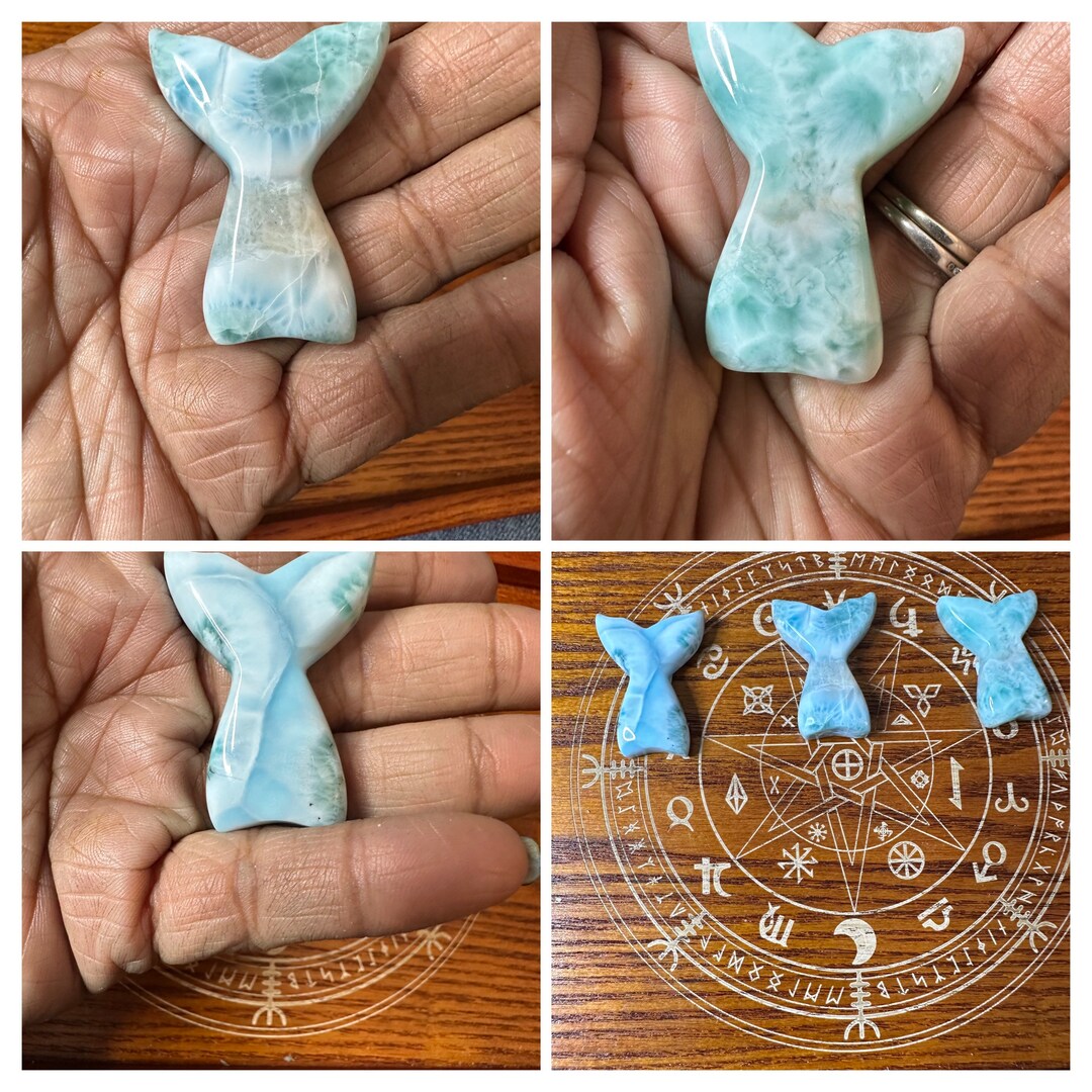 Larimar Carvings - Etsy