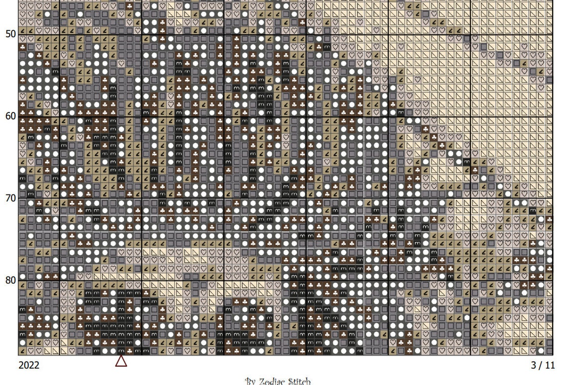 Scarry Skeleton Leo Zodiac Sign Cross Stitch Pattern Digital PDF - Etsy