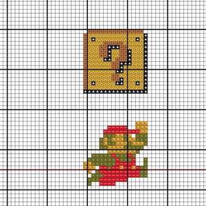 Super Mario Bros Cross Stitch Pattern Digital PDF - Etsy Australia