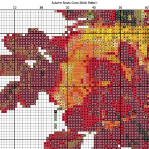 Fall Roses Bouquet Floral Autumn Composition Flower Cross - Etsy