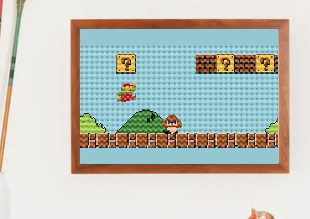 Super Mario Bros Cross Stitch Pattern Digital PDF - Etsy