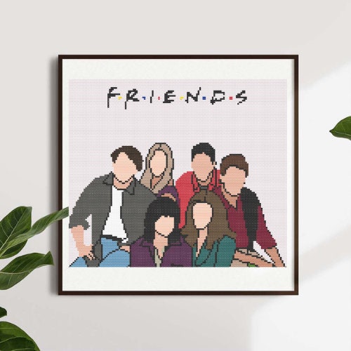 Friends Cross Stitch Pattern Digital PDF - Etsy