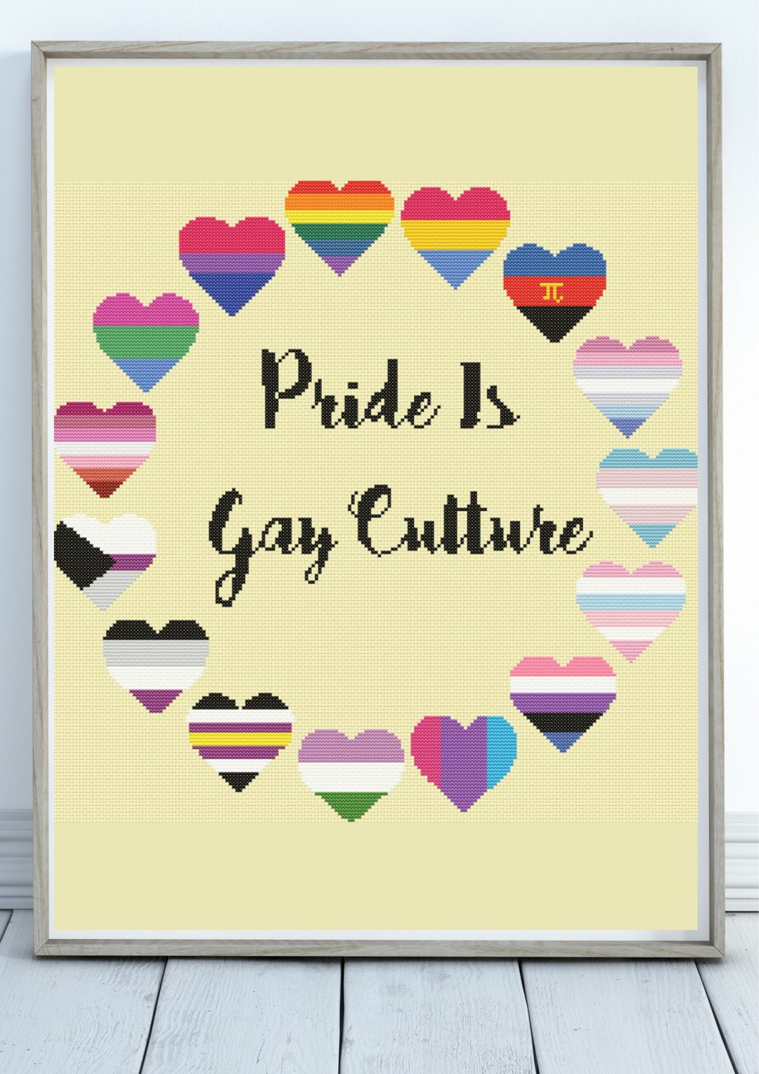 15 Flags of LGBTIQ Pride Month Special Cross Stitch Pattern Digital PDF ...